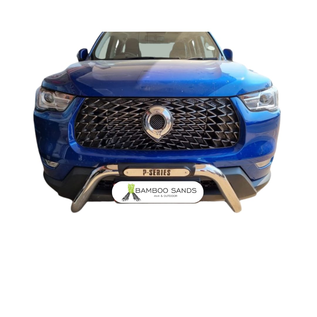 GWM P-series nudge bar Stainless – BAMBOO SANDS 4×4 ACCESSORIES GWM P-series nudge bar Stainless – BAMBOO SANDS 4×4 ACCESSORIES