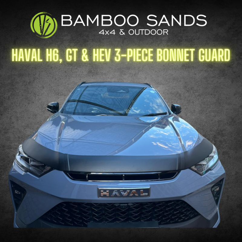 HAVAL H6,GT & HEV 3 Piece Matt Bonnet Guard – BAMBOO SANDS 4×4 ACCESSORIES