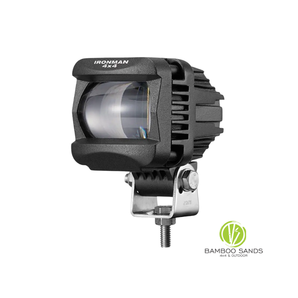 IRONMAN 10W 2″ FOG LAMP – FLAT BEAM – WHITE – BAMBOO SANDS 4×4 ACCESSORIES